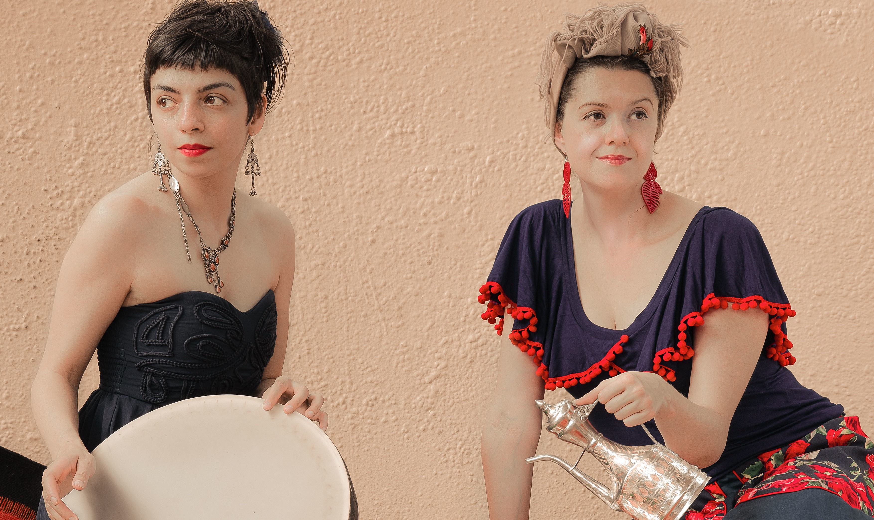 Nela and Gela main photo for Garden Saray concert (1) | CutCommon