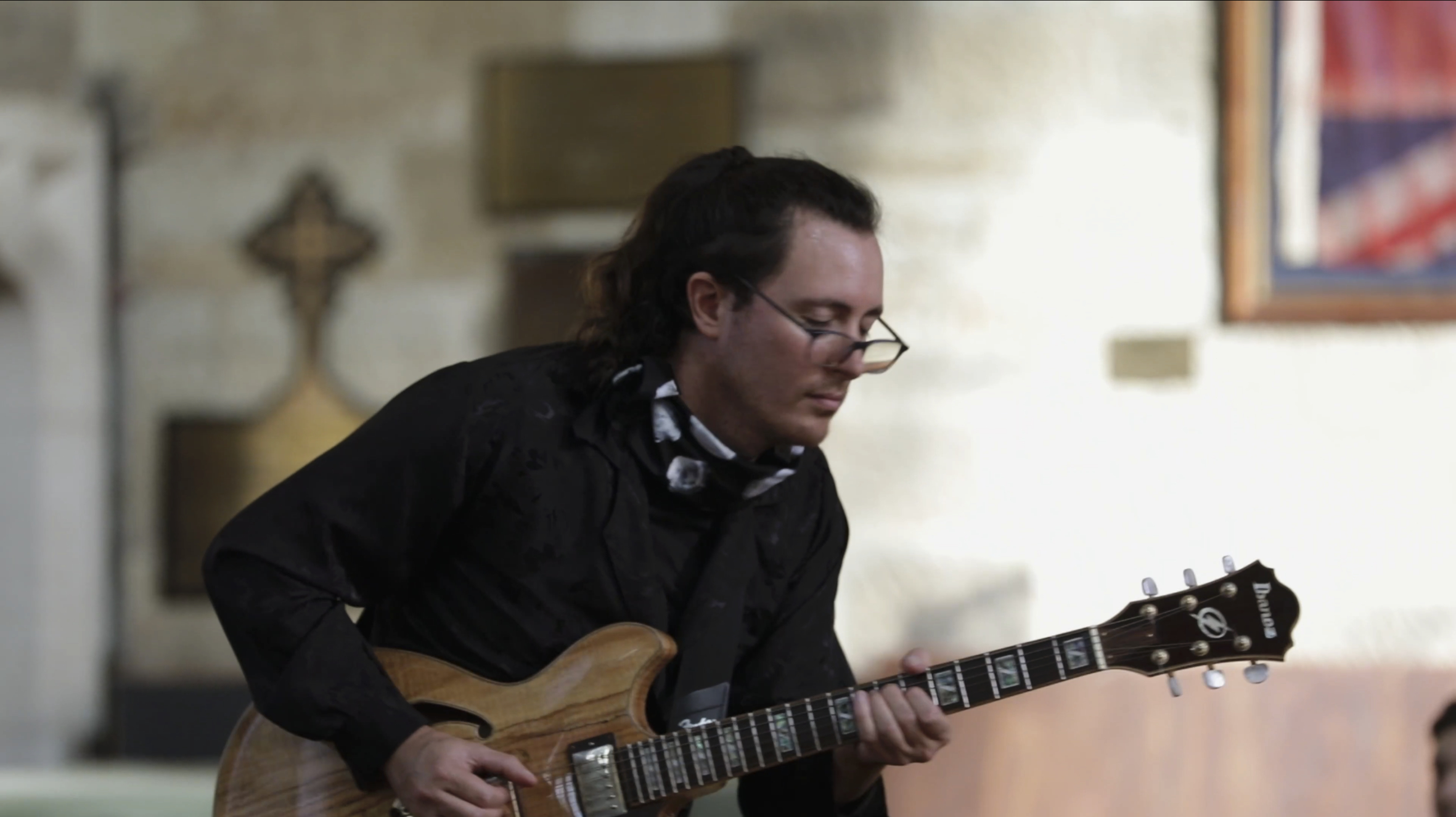 Joshua on stage – photography Jacob Collings | CutCommon