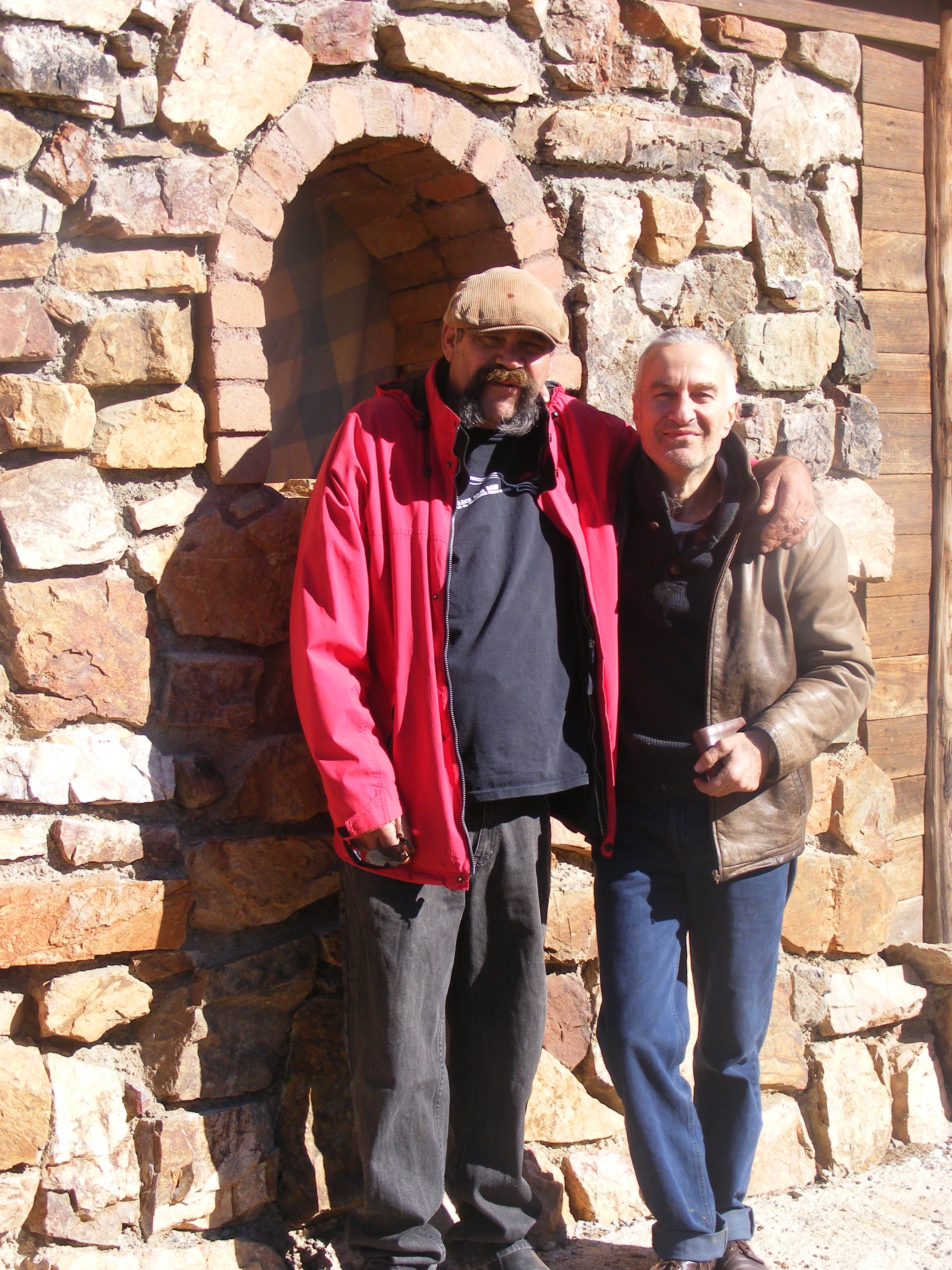 iv -Mark and Rom outside Marks bush studio | CutCommon